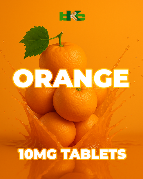 Orange - 10mg 7-OH Tablets – BKC