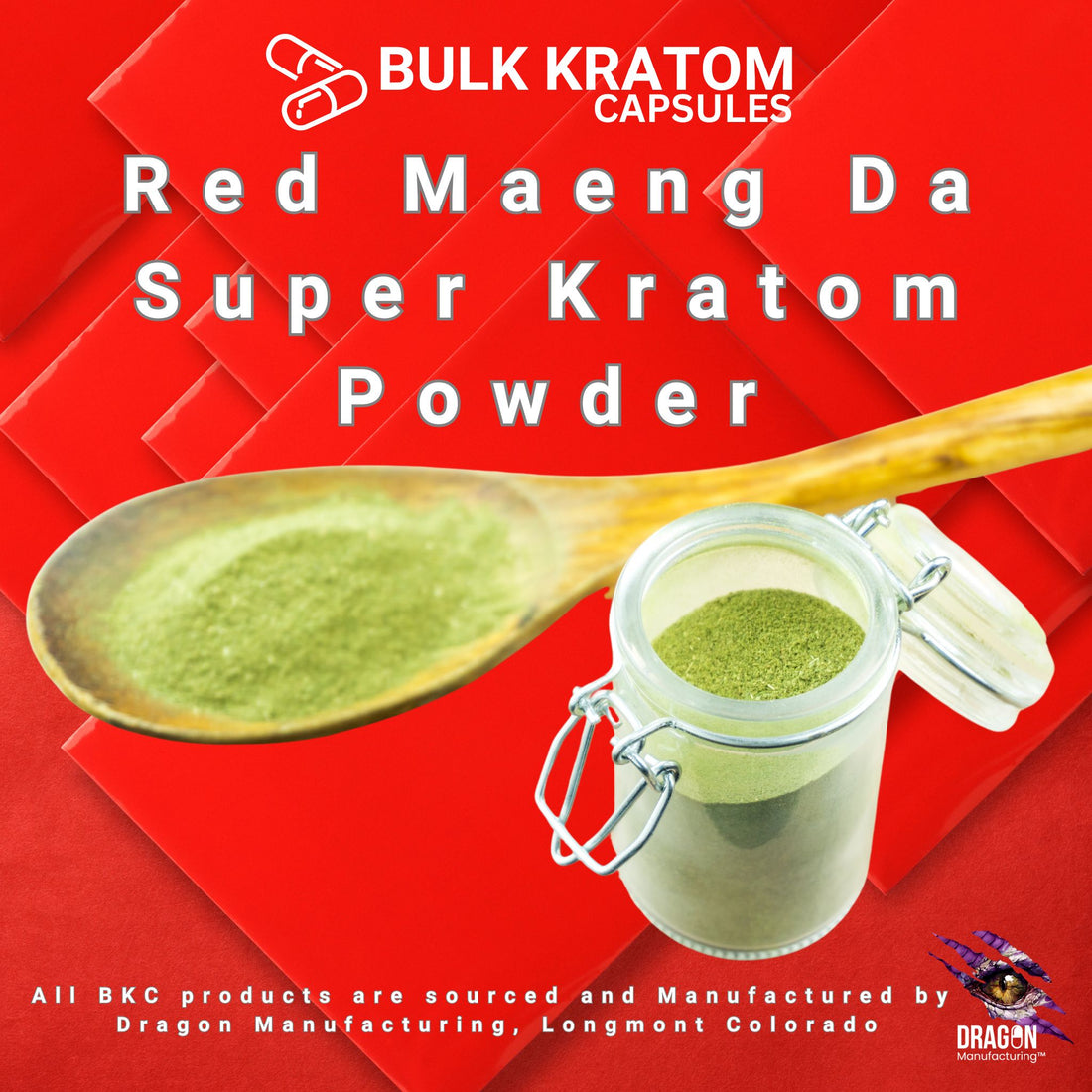 1kg Red Maeng Da Super Kratom Powder – BKC